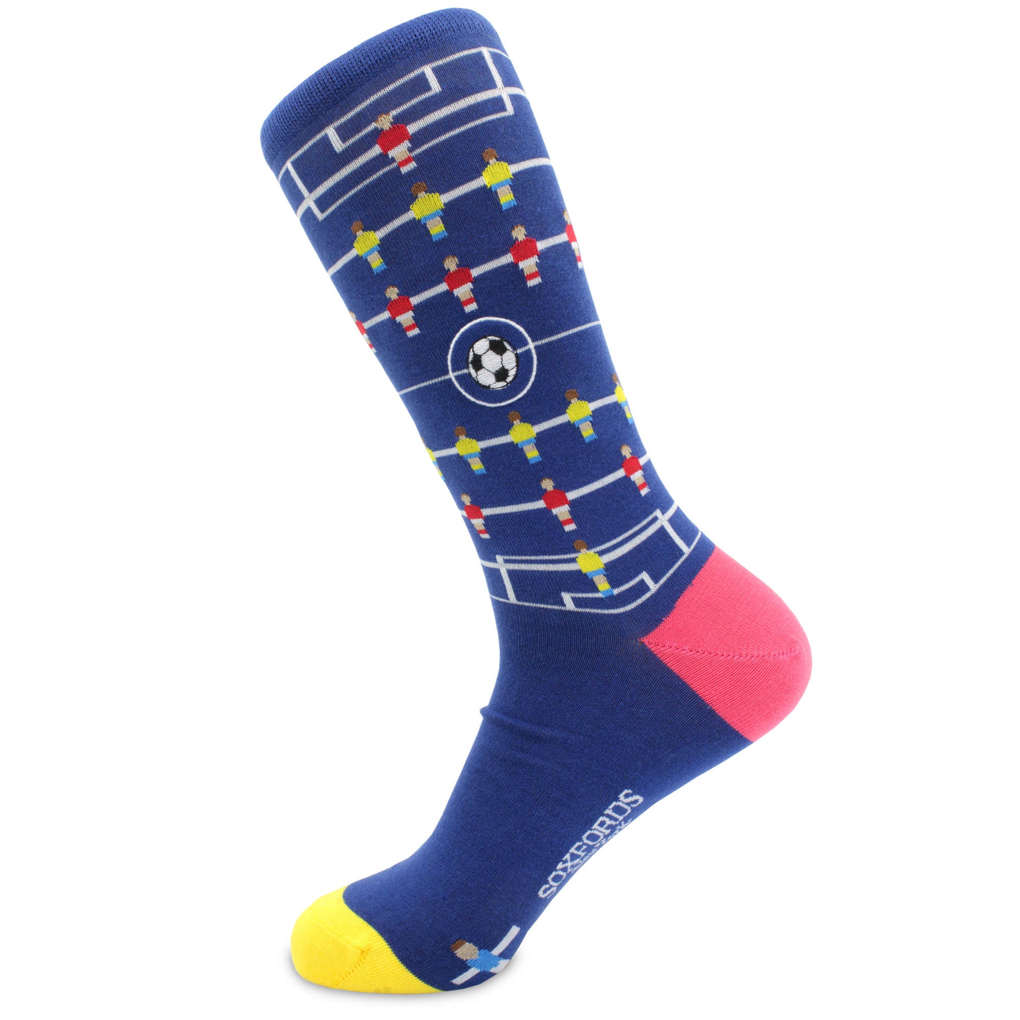 Men's "Center Circle", Soccer/Foosball Themed Socks by Soxfords