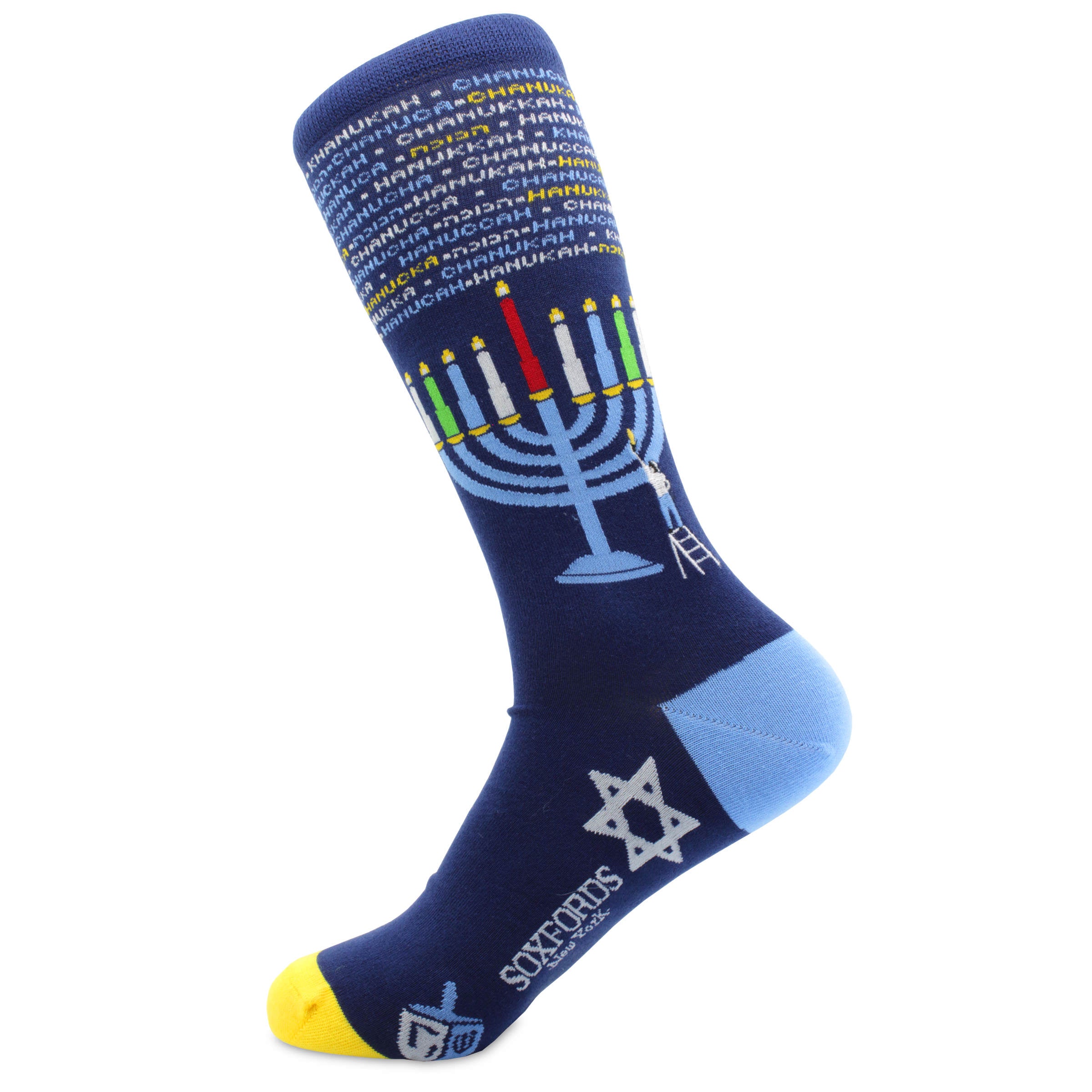 "Festival of Lights" - Themed Pima Cotton Socks by Soxfords