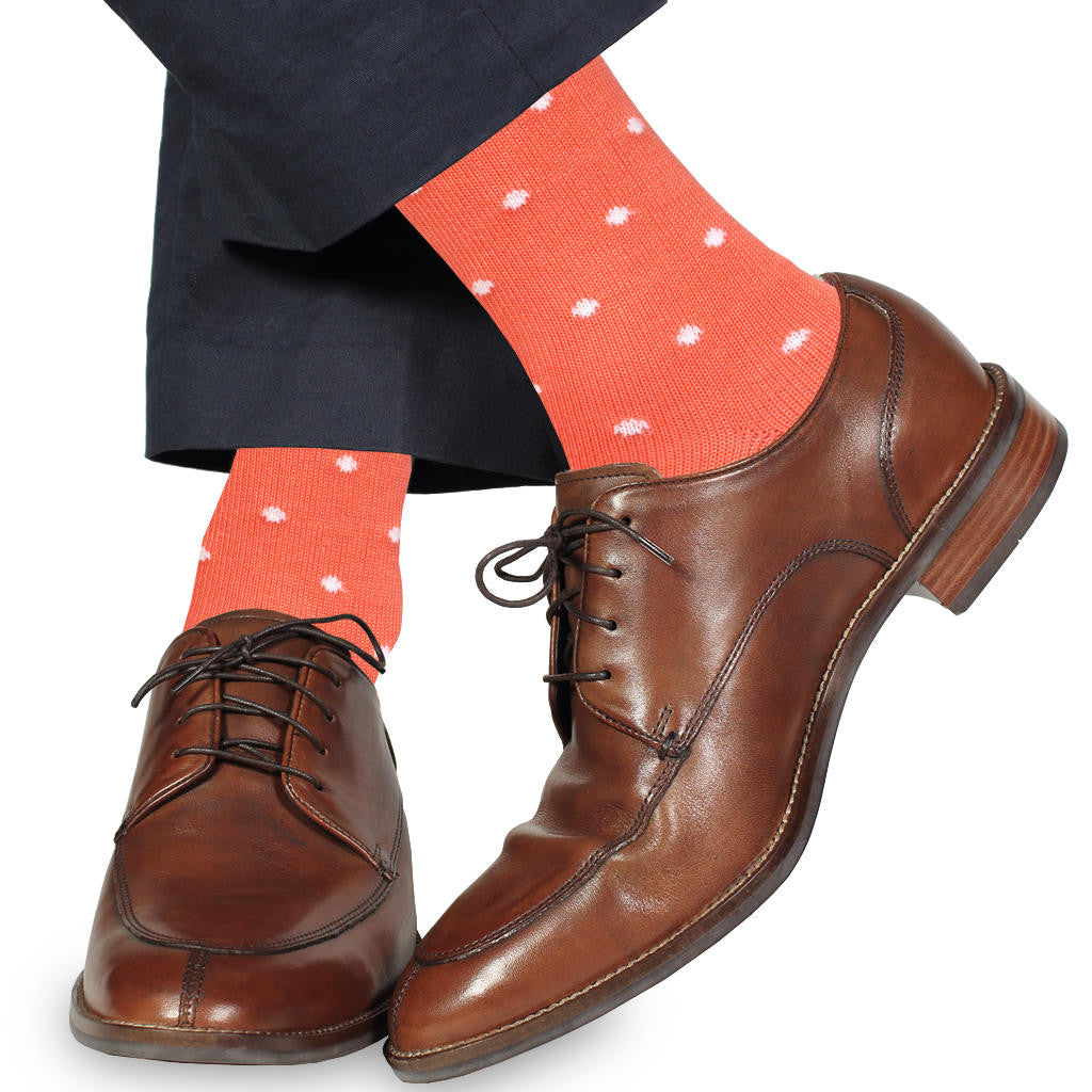 Men's Salmon "Gone Fishing" Socks by Soxfords