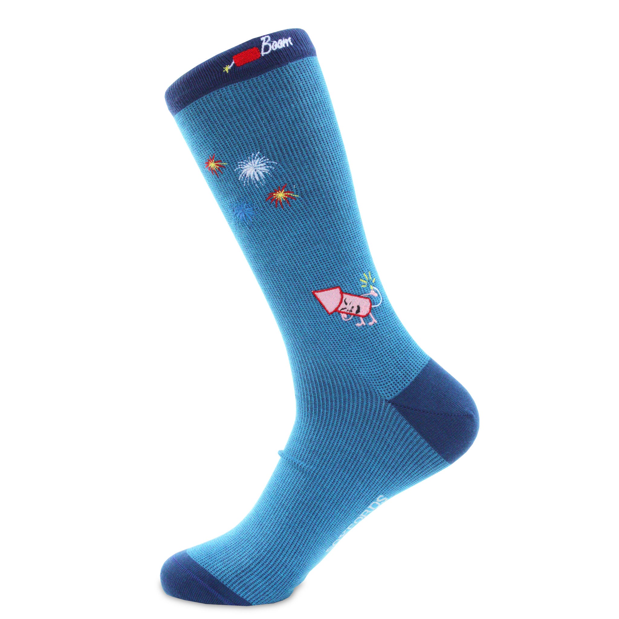 Men's "Boom" July 4th Themed Socks by Soxfords
