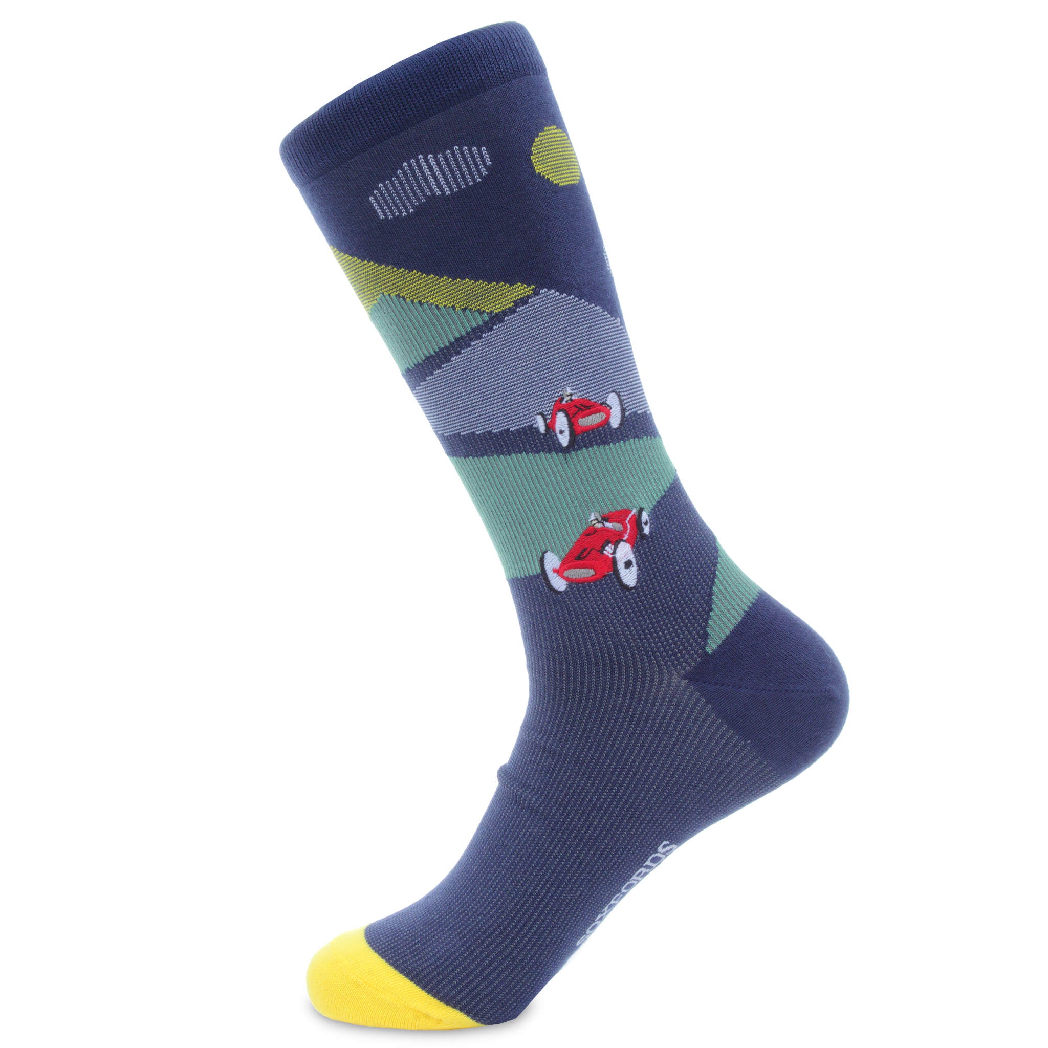 "Le Mans" Race Car Themed Socks by Soxfords