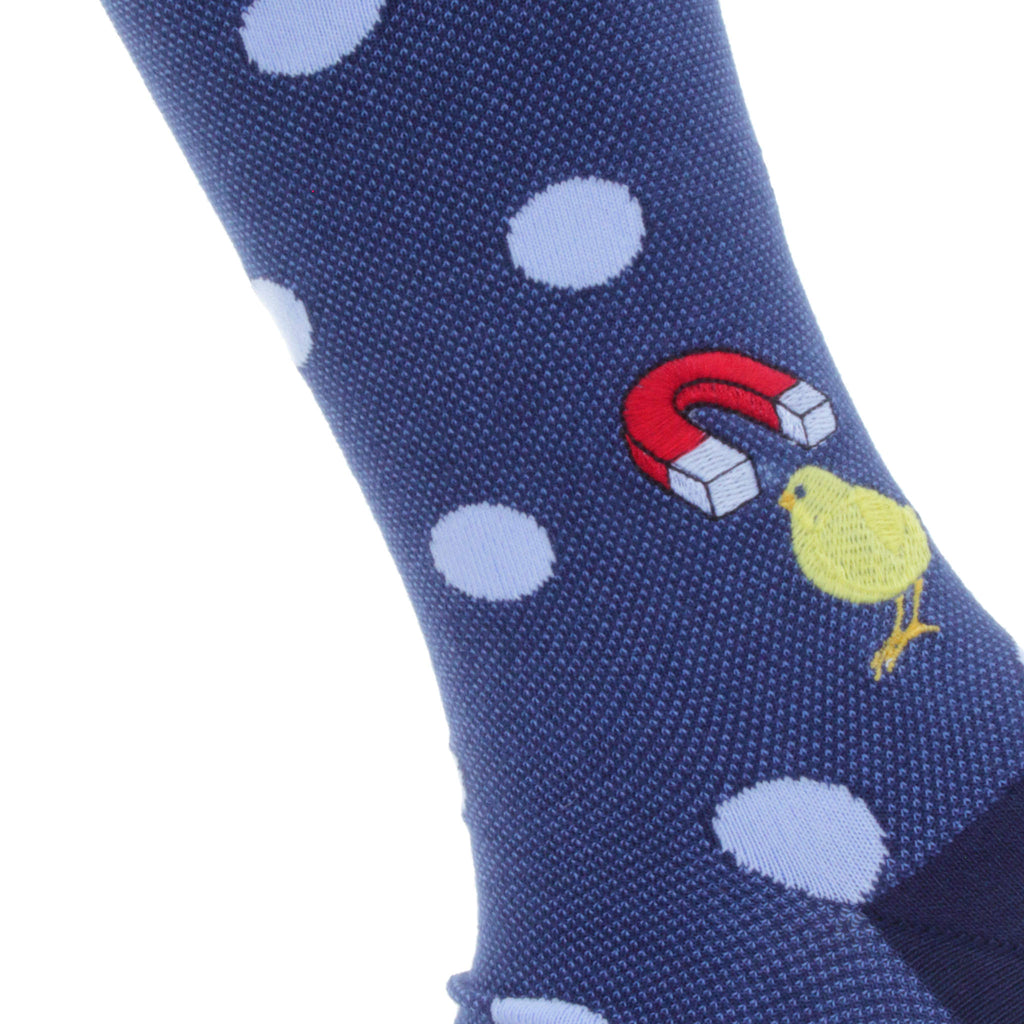 Men's Dark Blue "Chick Magnet" Socks by Soxfords | Soxfords