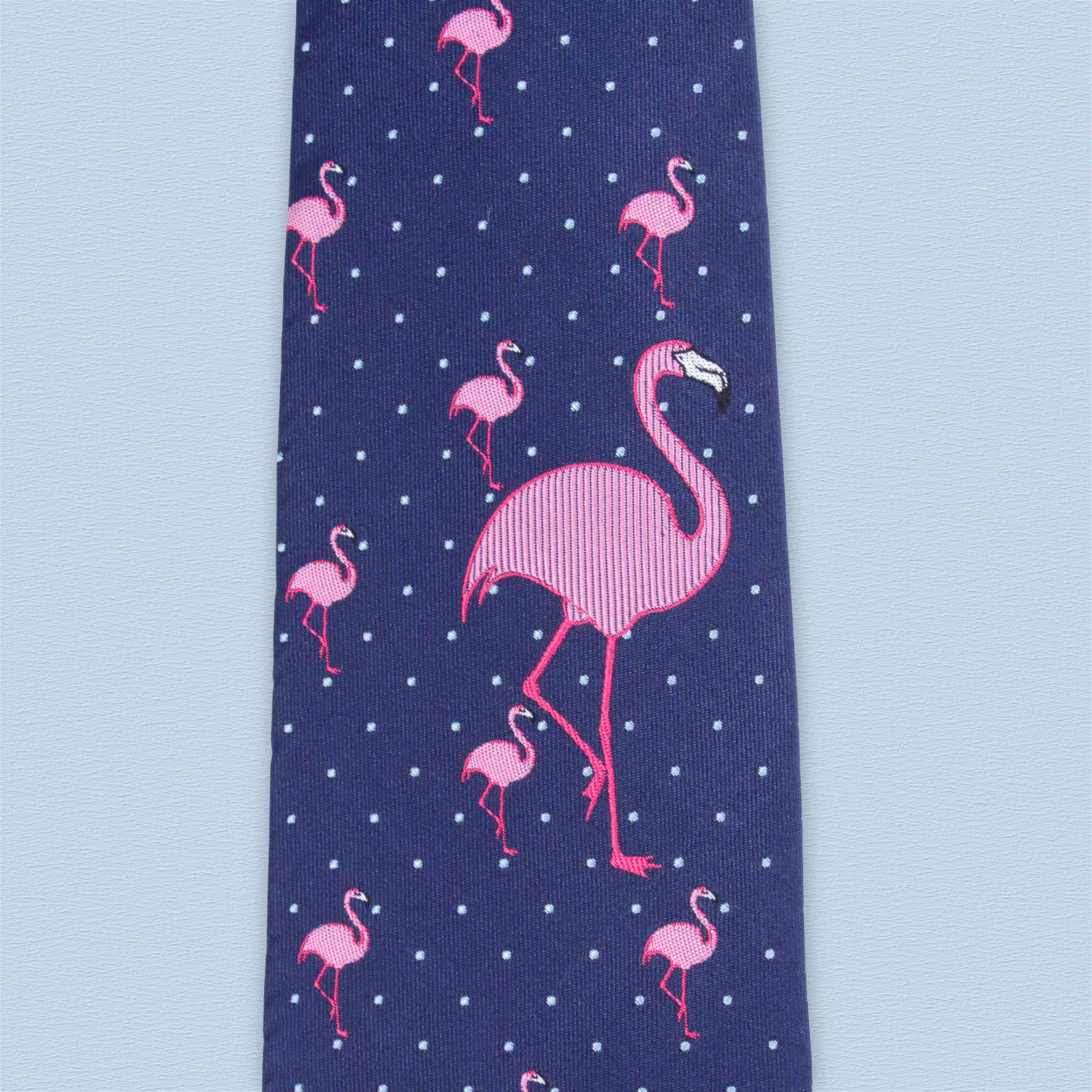 Flamingo Pattern Silk Tie by Soxfords | Soxfords