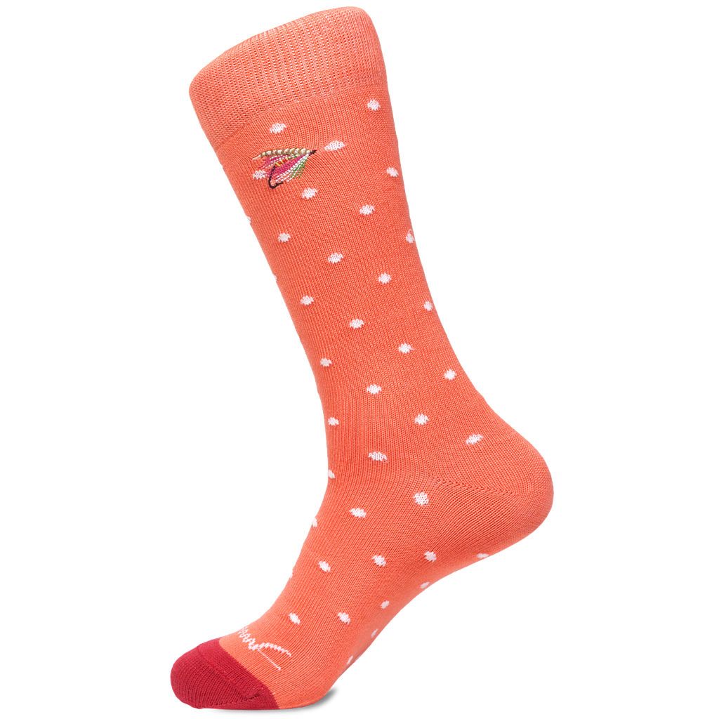 Men's Salmon "Gone Fishing" Socks by Soxfords