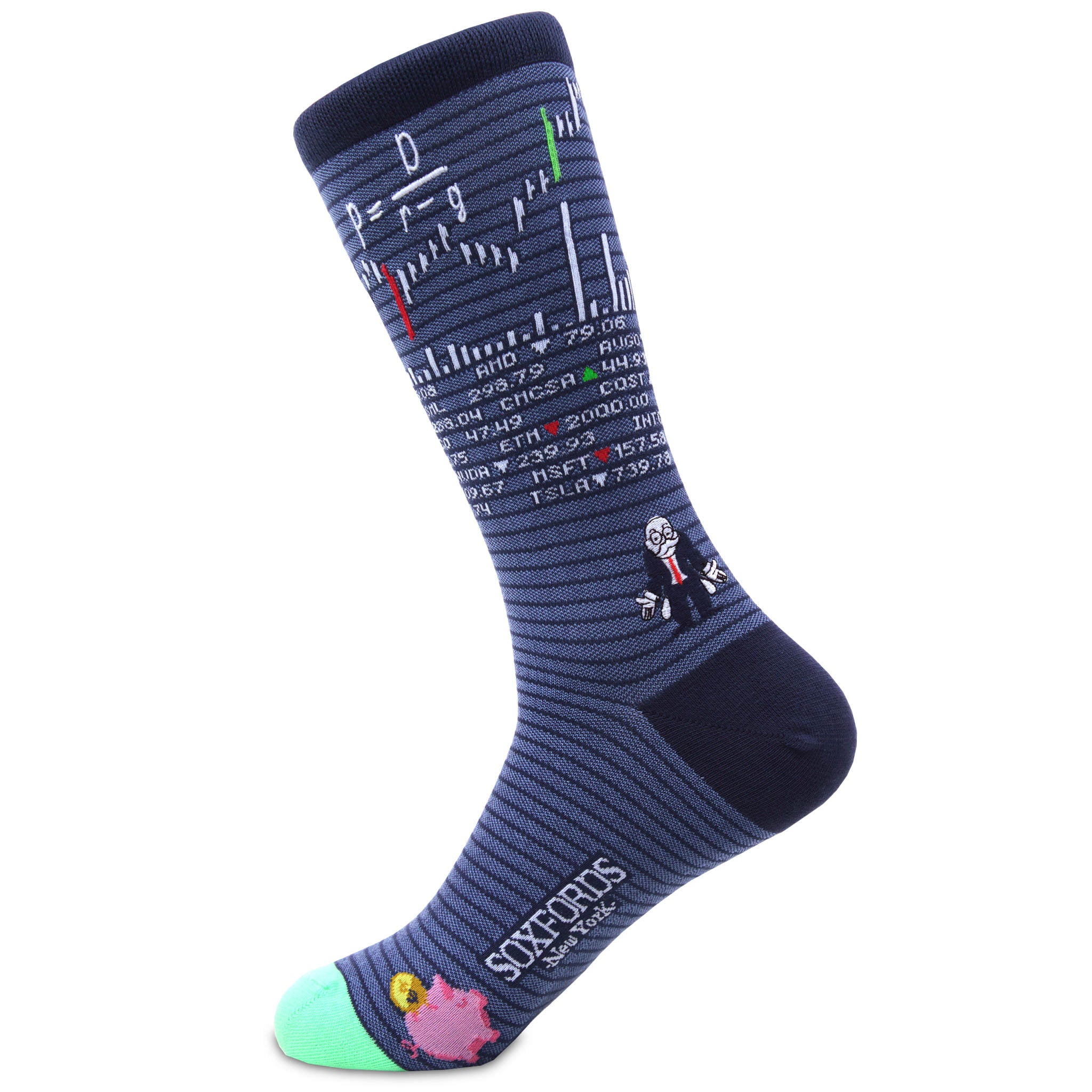 Stock Market Themed Socks by Soxfords